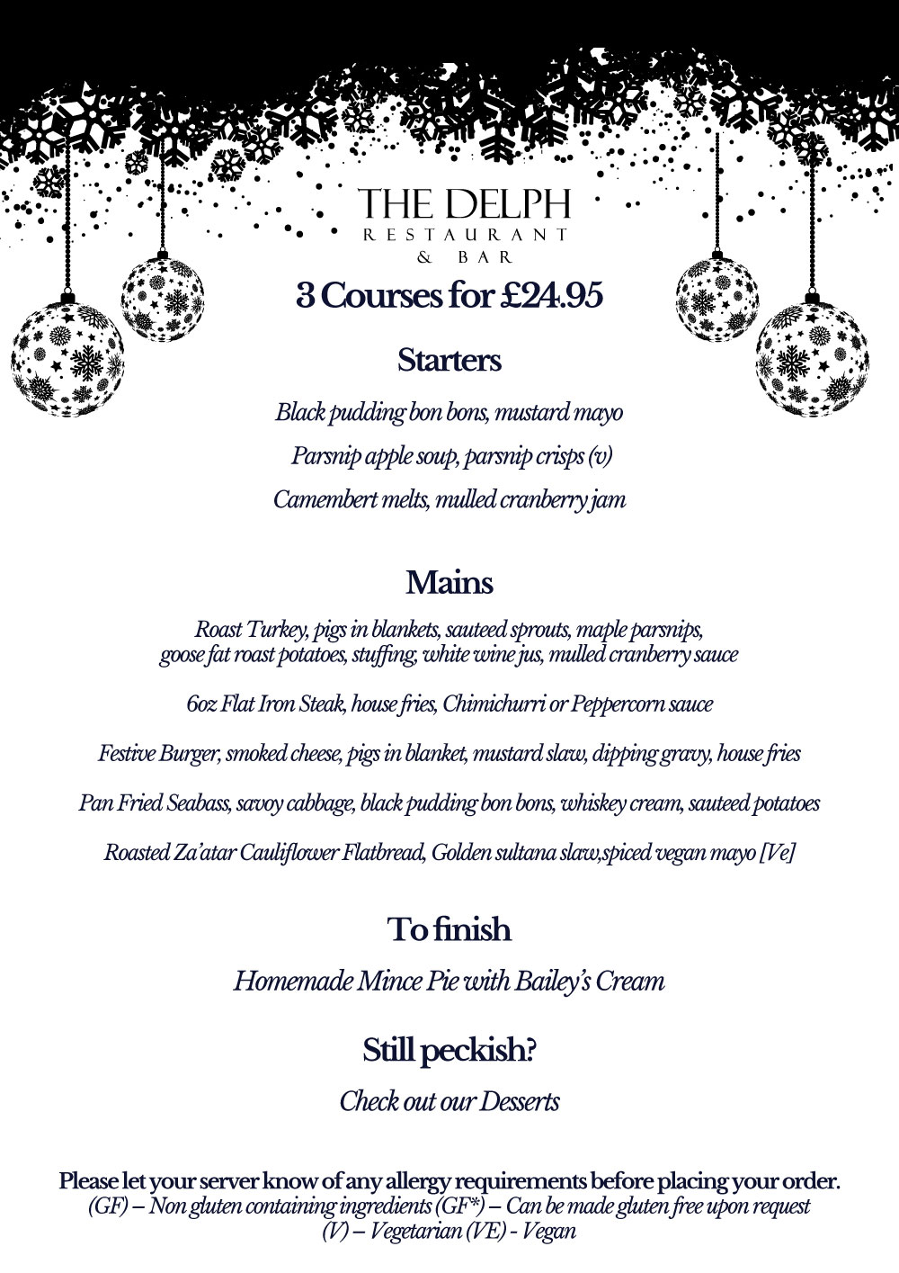 Our Menu – The Delph Worsley – Restaurant and Bar